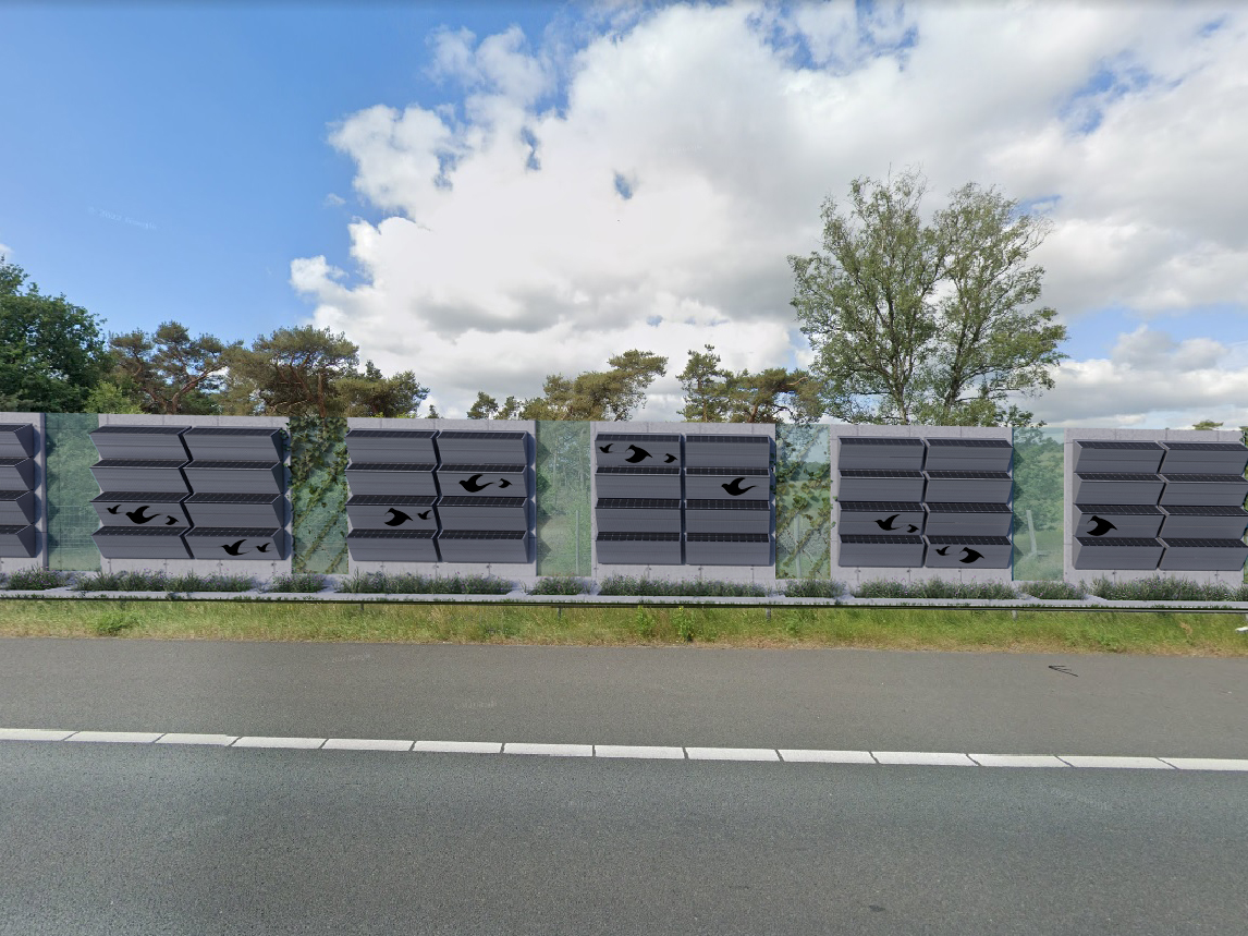 Solar noise barriers - ZIGZAGSOLAR