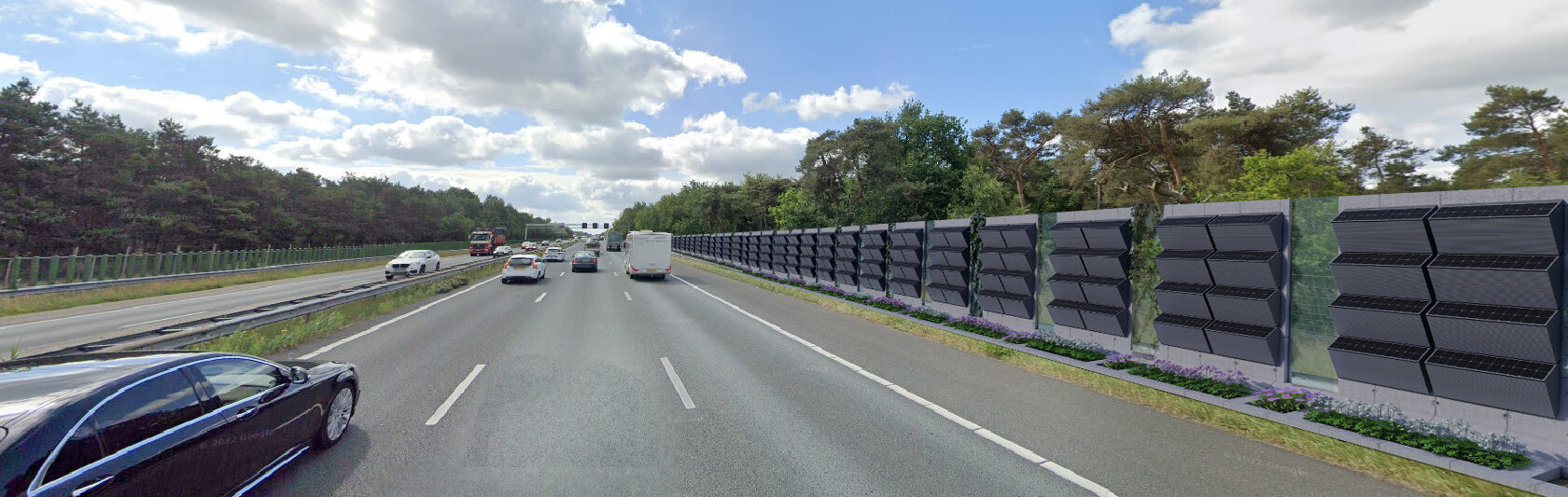 Solar noise barriers - ZIGZAGSOLAR